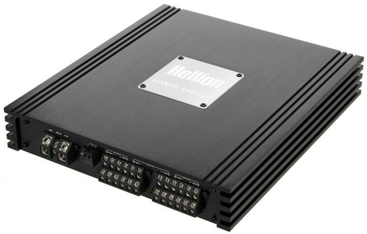 Усилитель автомобильный Hellion HAM 16.150DSP двенадцатиканальный, 12х90Вт (4Ом), встроенный 16 канальный процессор