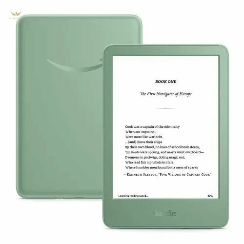 6" Электронная книга Amazon Kindle 2024(Gen 11), светло-зеленый, белый