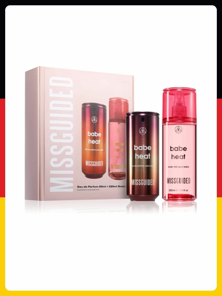 Набор парфюмерный Missguided Babe Heat Gift Set for Women, 2 pcs.