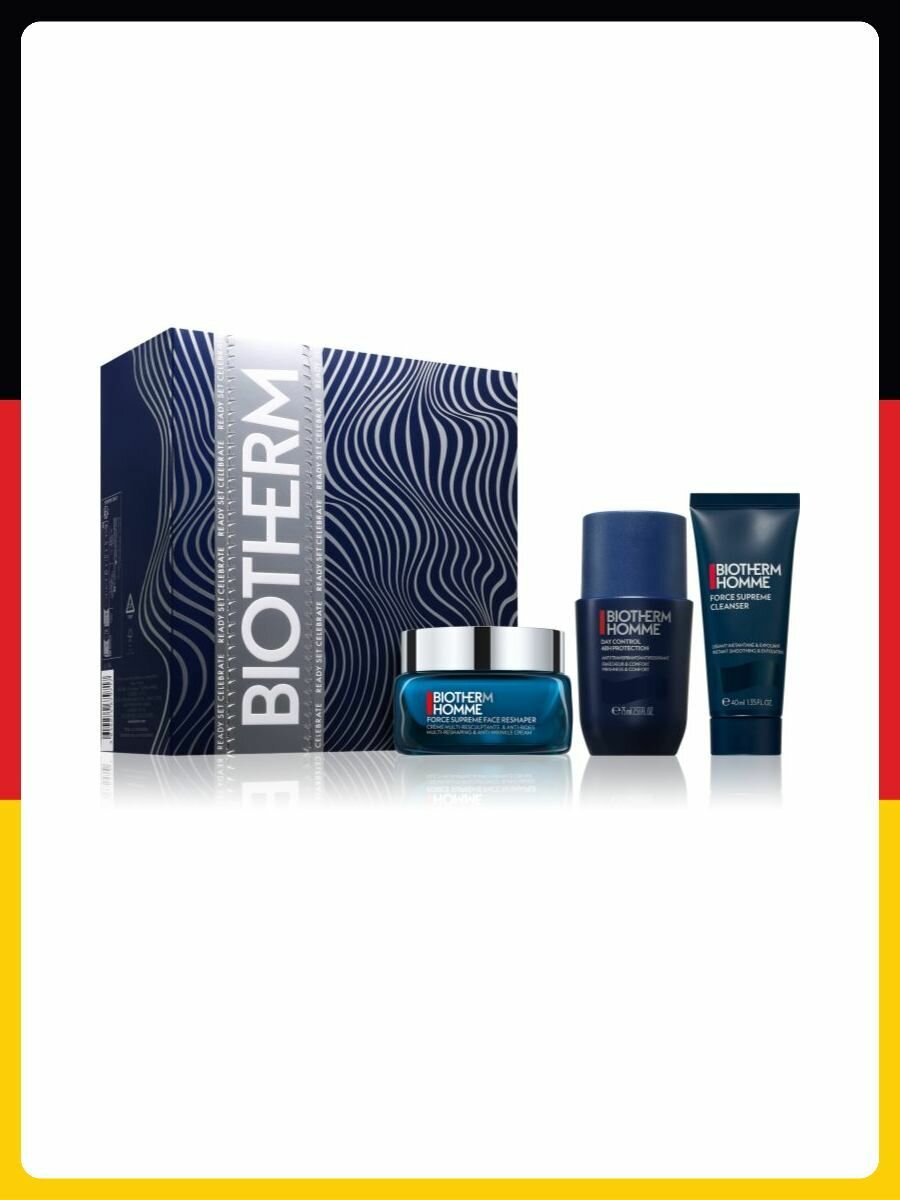 Набор уходовой косметики BIOTHERM HOMME Force Supreme Face Reshaper Cream Gift Set for Men