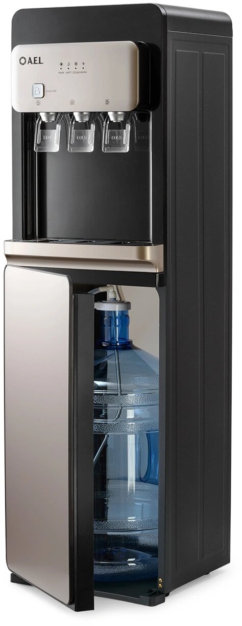 Кулер AEL LD-AEL-806 a напольный электронный черный/золотистый