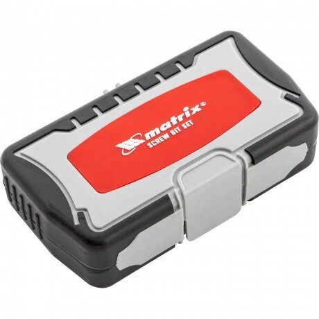 Набор бит, магнитный адаптер, CrV, в пласт. боксе, 64 шт. Matrix