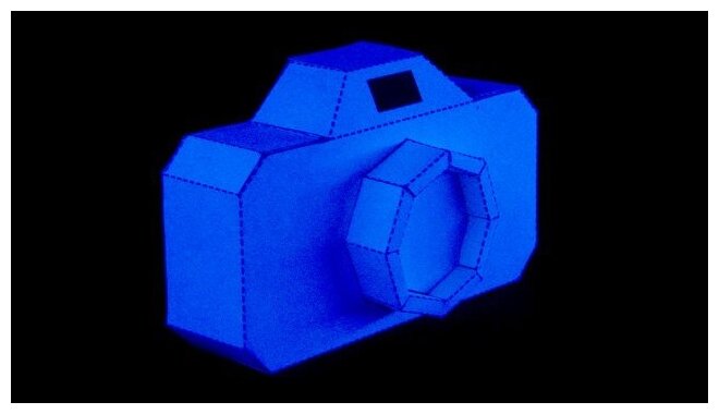 3D-конструктор оригами фигура Камера подарочный набор на новый год 2022 для сборки полигональной фигуры