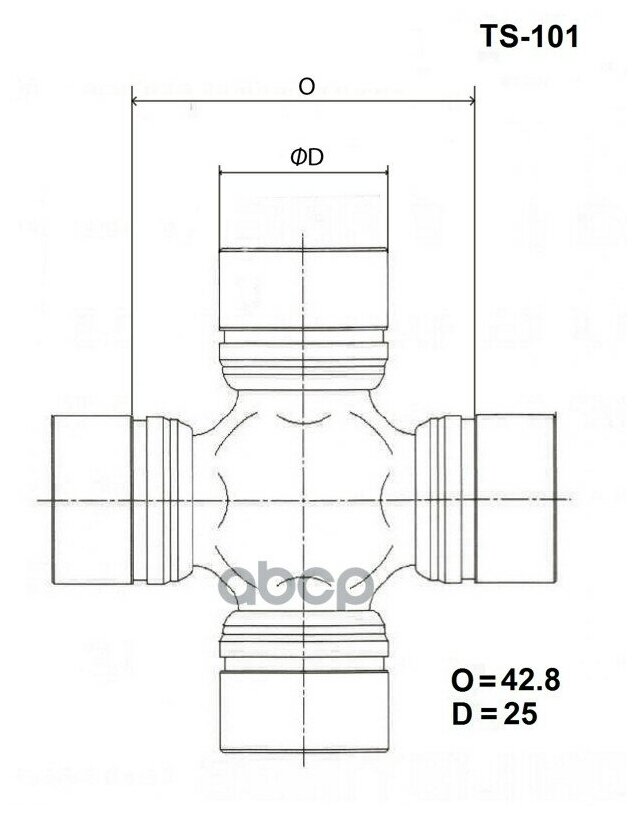 Крестовина Карданного Вала TOYO арт. TS-101