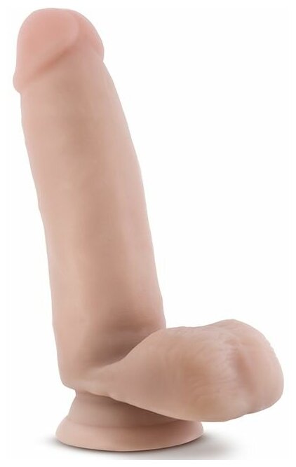 Телесный фаллоимитатор The Surfer Dude - 17,7 см, Blush Novelties, поливинилхлорид (ПВХ, PVC), телесный