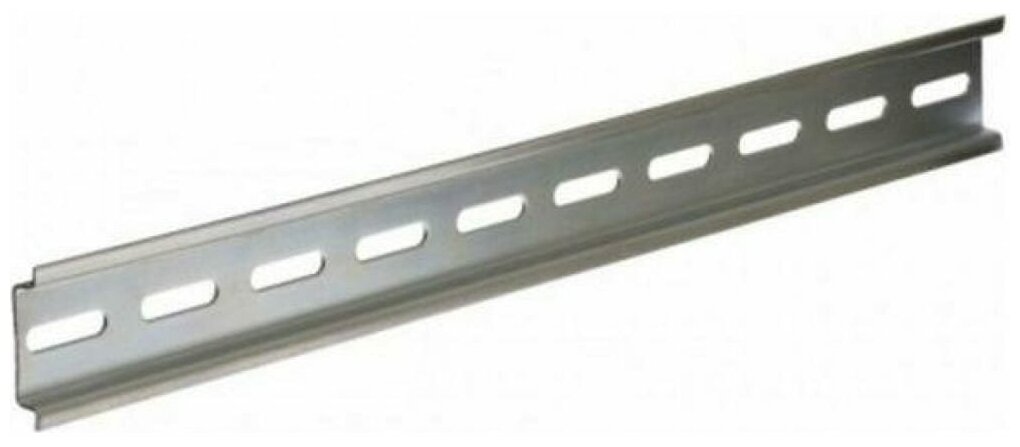 DIN-рейка CHINT L2000 TH35-7.5 оцинкованная сталь тип‑омега, перфорированная, многопазовая конструкция с длительным