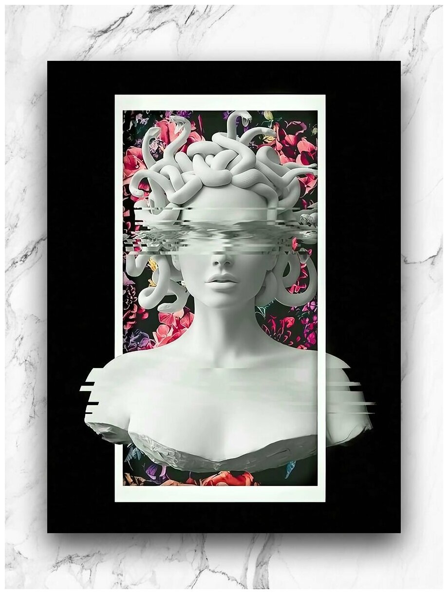 Картина интерьерная на холсте 60х80 см/Медуза Горгона