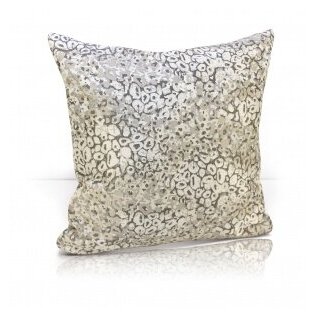 Декоративная подушка 40х40 см, Stone, серый, тканевая со съемной наволочкой Kauffort