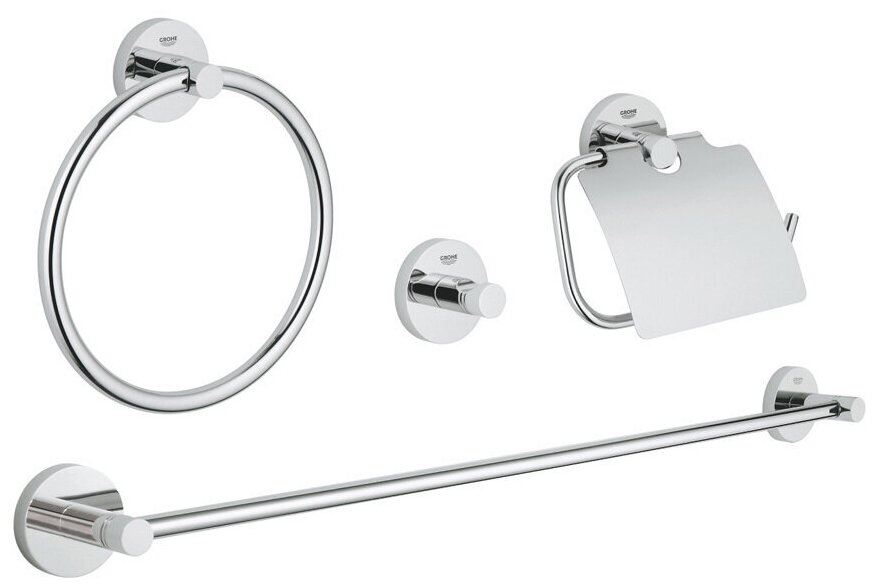 Набор аксессуаров, 4 предмета, Grohe Essentials 40776001