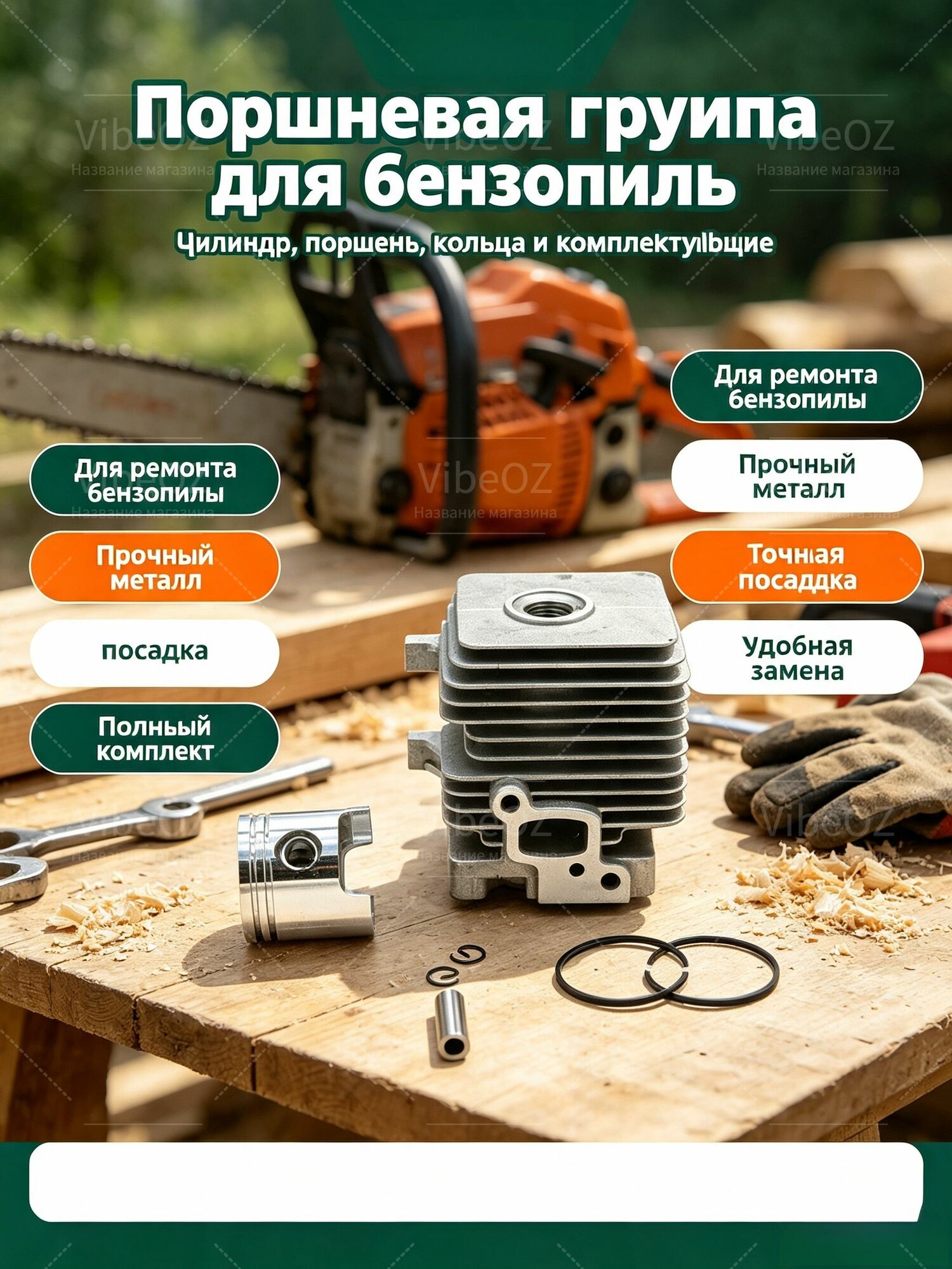 Цилиндр газонокосилки STIHL Steele FS38-45-55 Цилиндр в сборе с поршневой втулкой Цилиндр 34 мм Аксессуары