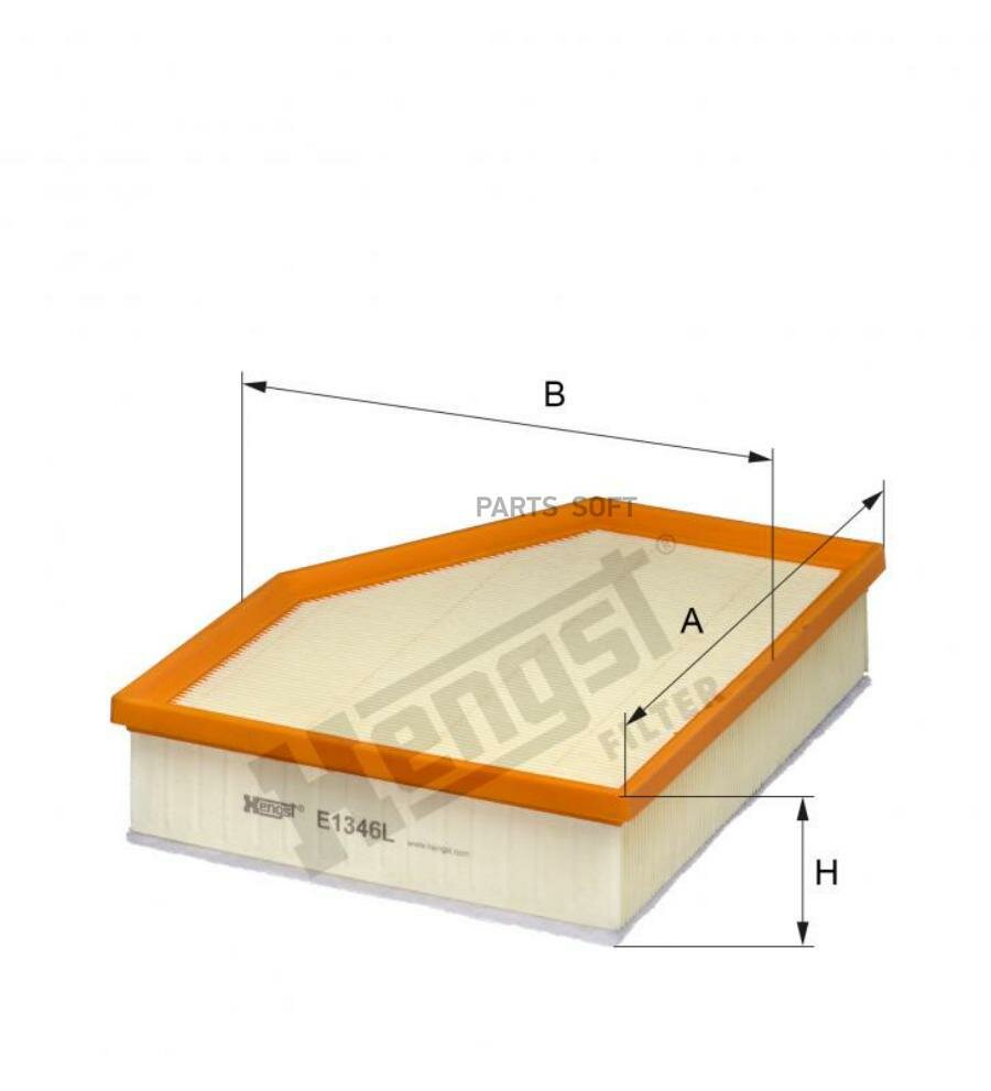Фильтр воздушный Hengst арт. E1346L
