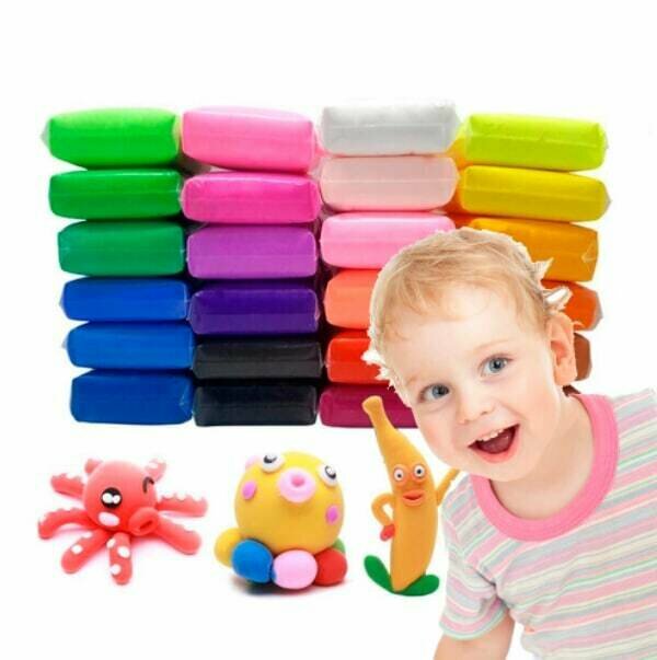 Воздушный мягкий пластилин в наборе 36 брусков