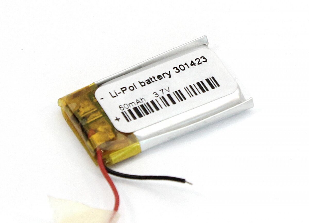 Аккумулятор Li-Pol (батарея) 3x14x23mm 2pin 3.7V/60mAh