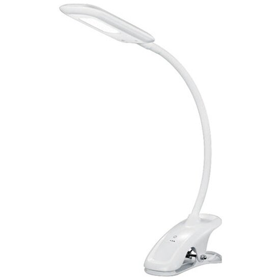 Светильник настольный Sonnen BR-819C, на прищепке, светодиодный, 8 Вт, белый, 236667