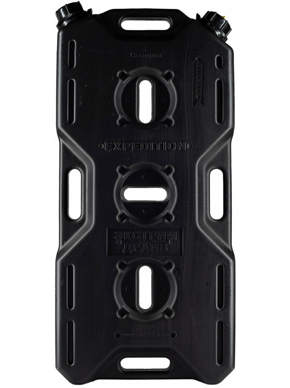 Канистра Экстрим Драйв с клапаном 15 л (черная) (реальный объём 14 л)