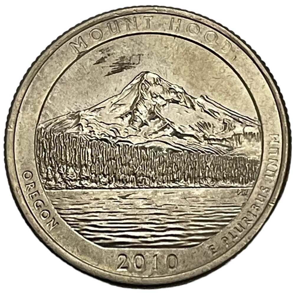 США 25 центов (1/4 доллара) 2010 г. (Квотеры "Парки США" - Лес Маунт-Худ) (P)