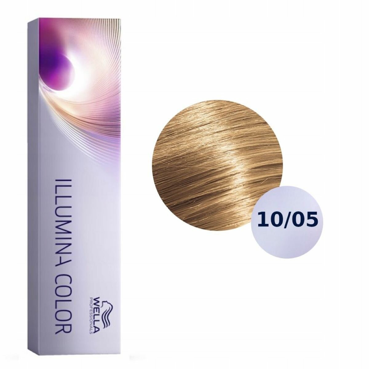 Wella Professionals Illumina Color стойкая крем-краска для волос, 10/05 яркий блонд натуральный махагоновый, 60 мл