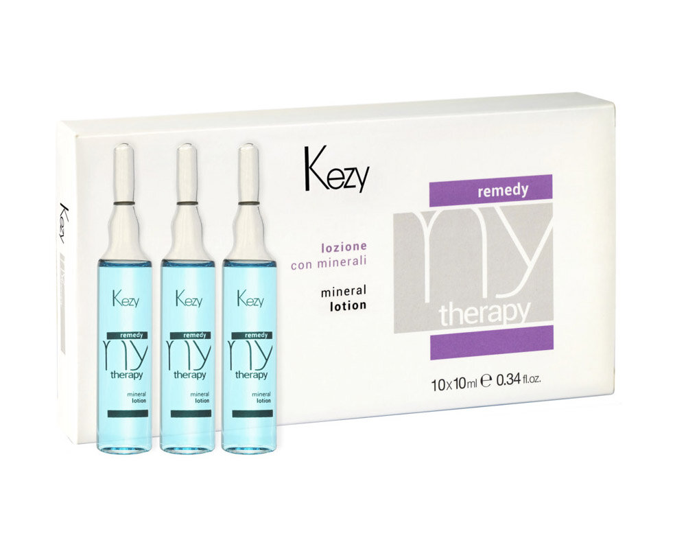 Минеральный лосьон для волос KEZY MyTherapy REMEDY, 10 ампул , 10 мл