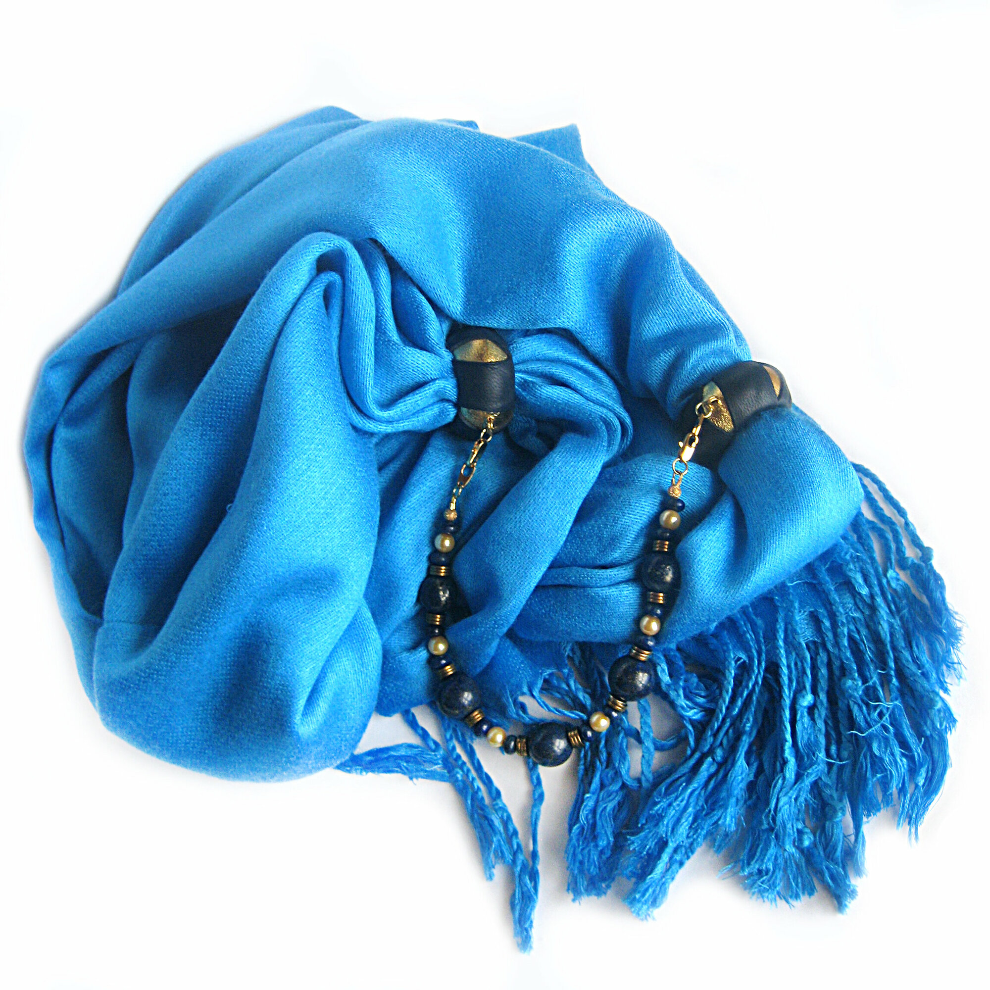 Колье, гематит, лазурит, жемчуг имитация, пирит