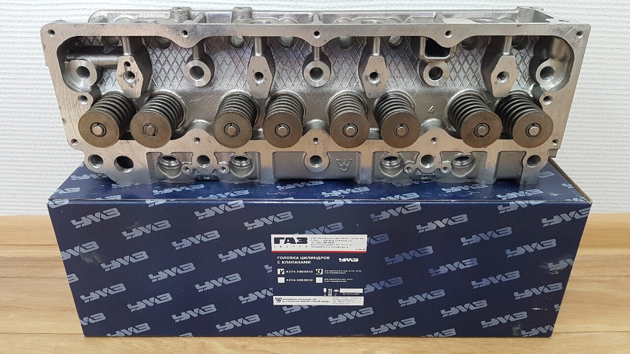 Головка блока цилиндров (ГБЦ) дв. УМЗ А274, А275 Evotech 2.7 c ГБО в сборе Газель Next — купить ...
