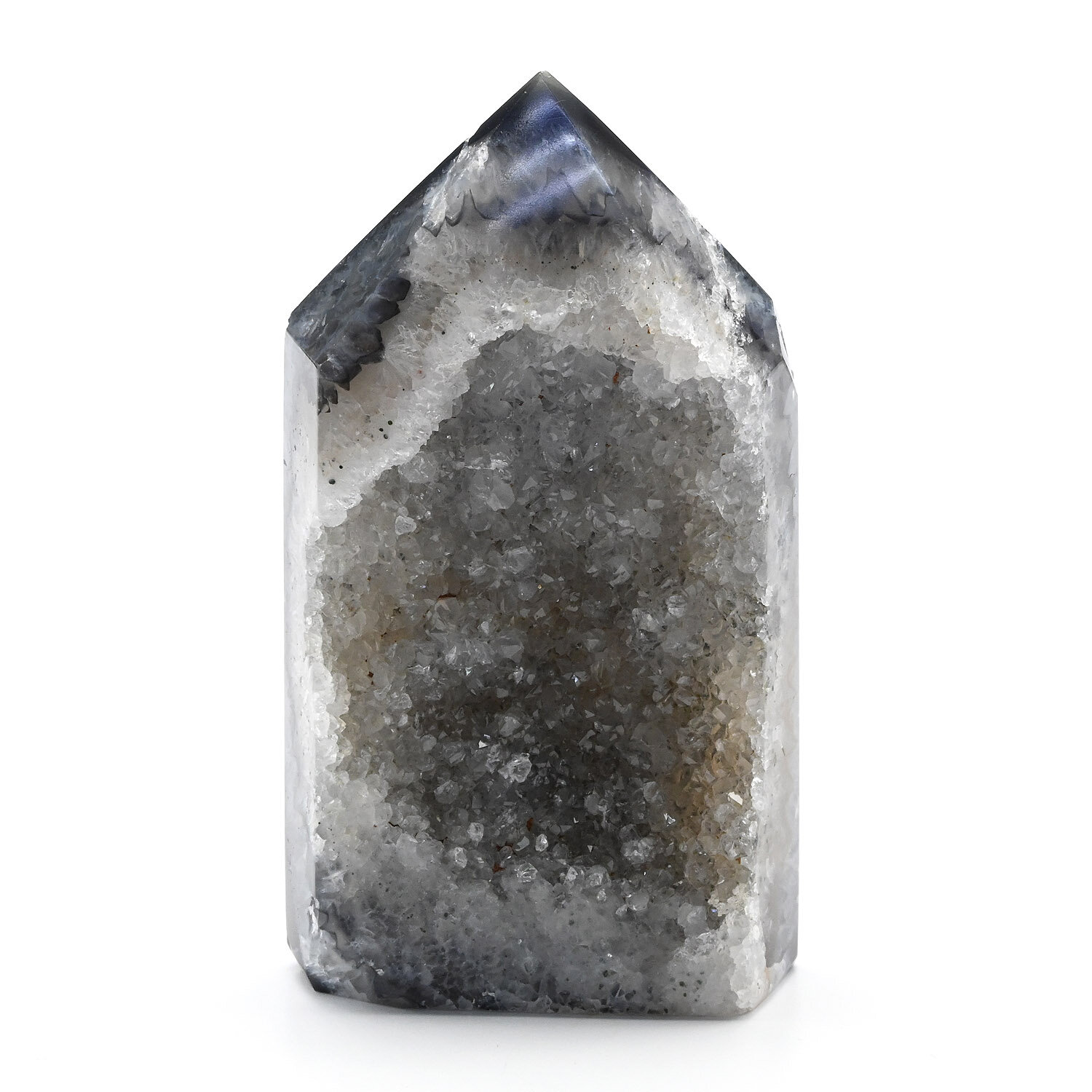 Кристалл агата с жеодой 52*26*95мм, 216г .