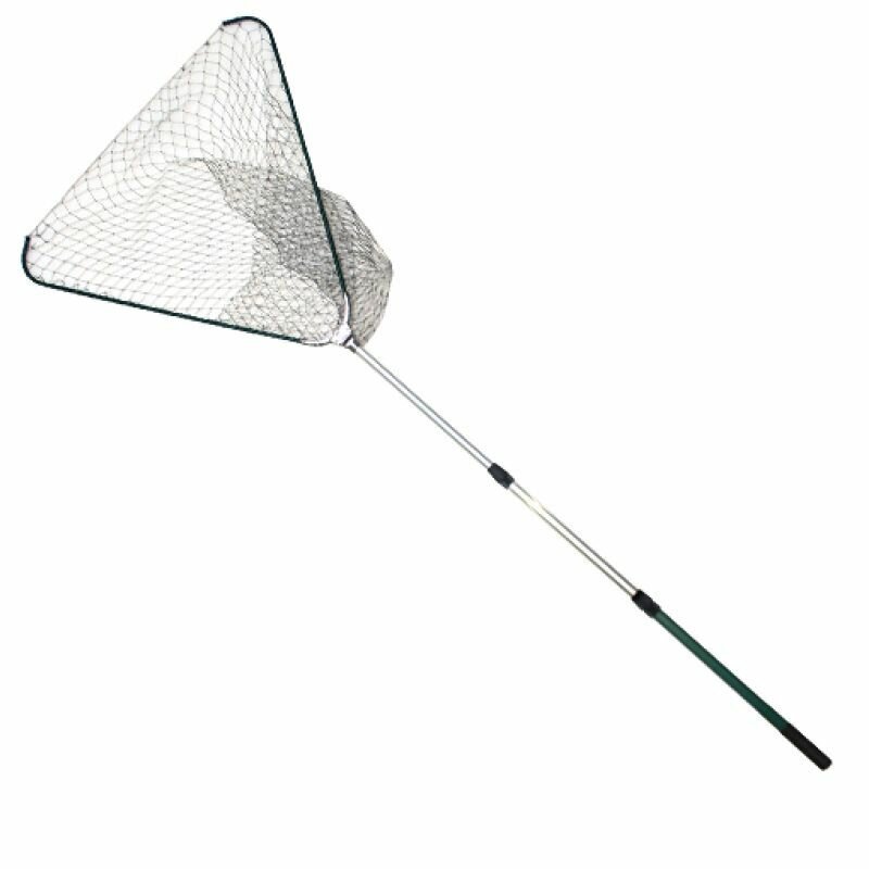 Подсак EastShark треугольный, телескопическая ручка, кордовая нить D500