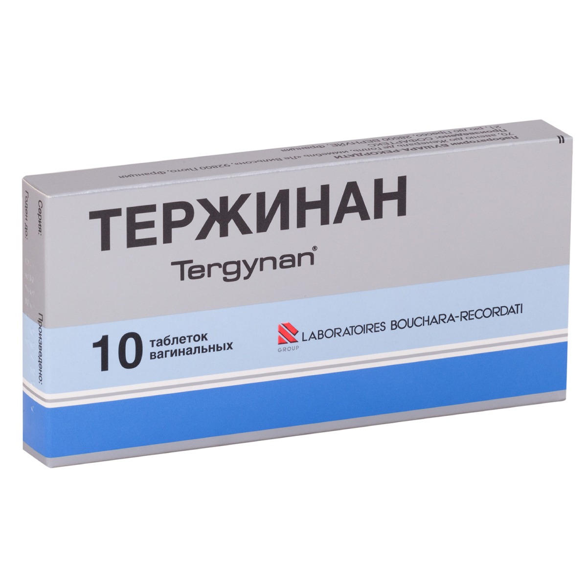 Тержинан, таблетки вагинальные, 10 шт.