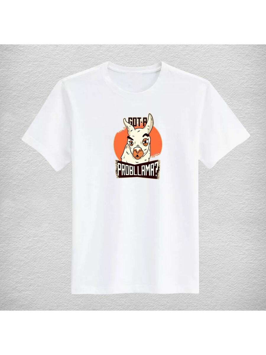 Футболка лама смешная