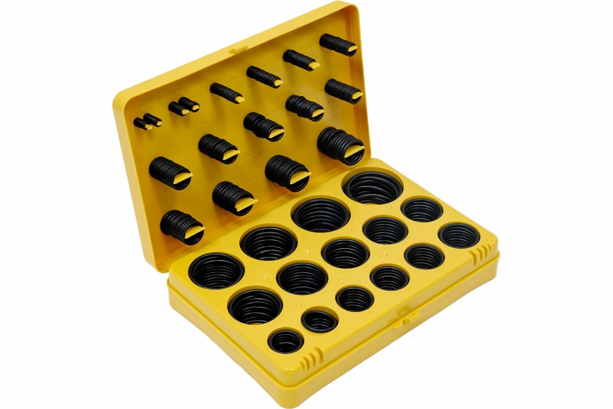 HIMPT Набор колец резиновых уплотнительных o-ring nbr70 метр. (№5с) 386шт 00028011432