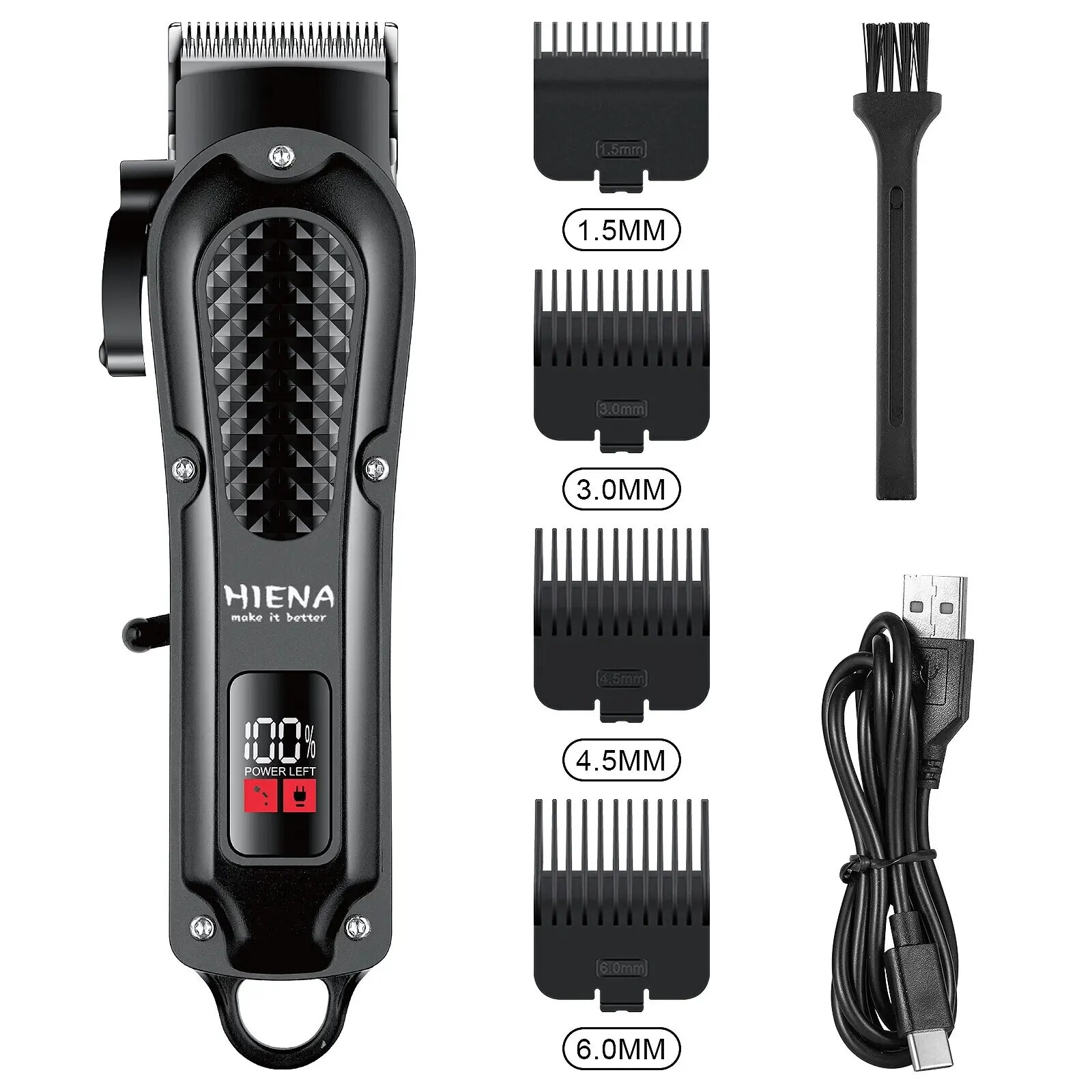 Hiena HYN-212 электрическая машинка для стрижки волос USB