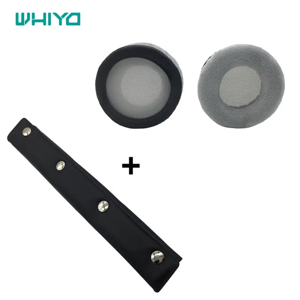 Whiyo бархатные амбушюры для Beyerdynamic DT770 DT880 DT990 PRO Черный, 1 Set of Gray