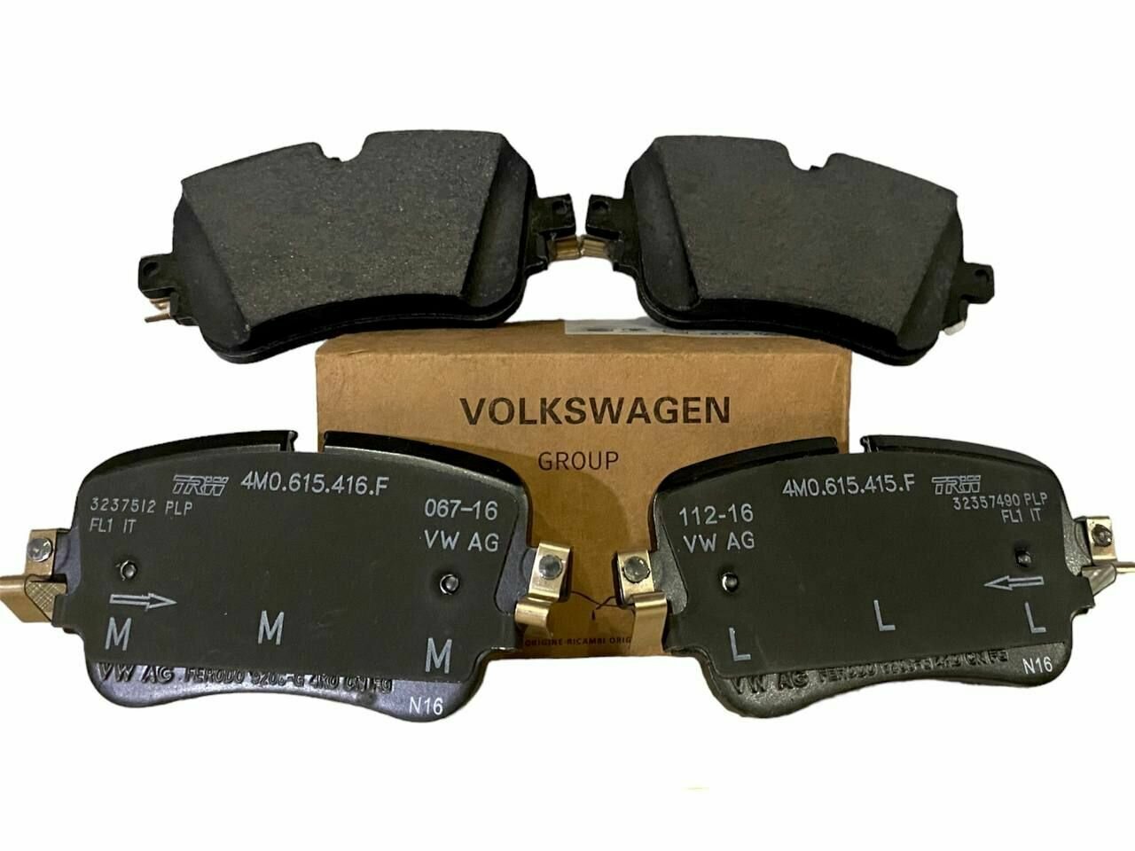 Тормозные колодки задние ориг VW Touareg Audi Q7 Q8 A8 / VAG 4M0698451BE