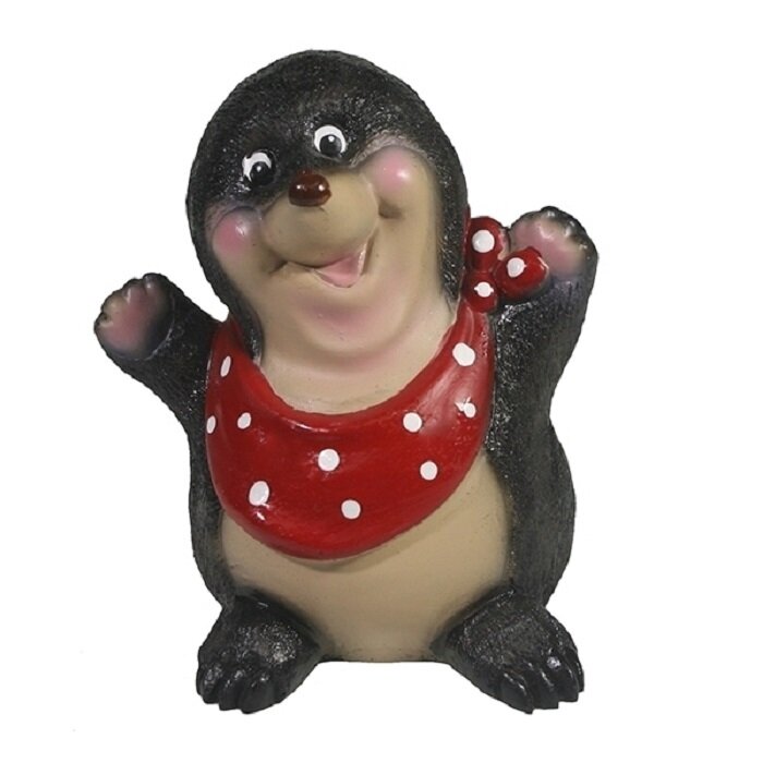 Фигура садовая Крот №1 L10 W7,5 H10,5 см (полистоун)