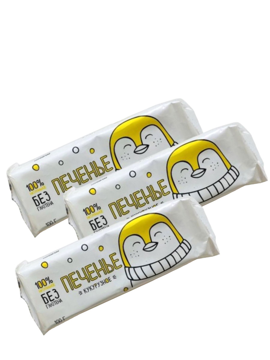 Печенье "Смарт хлеб" кукурузное, без глютена 100 гр (3 шт. в наборе)
