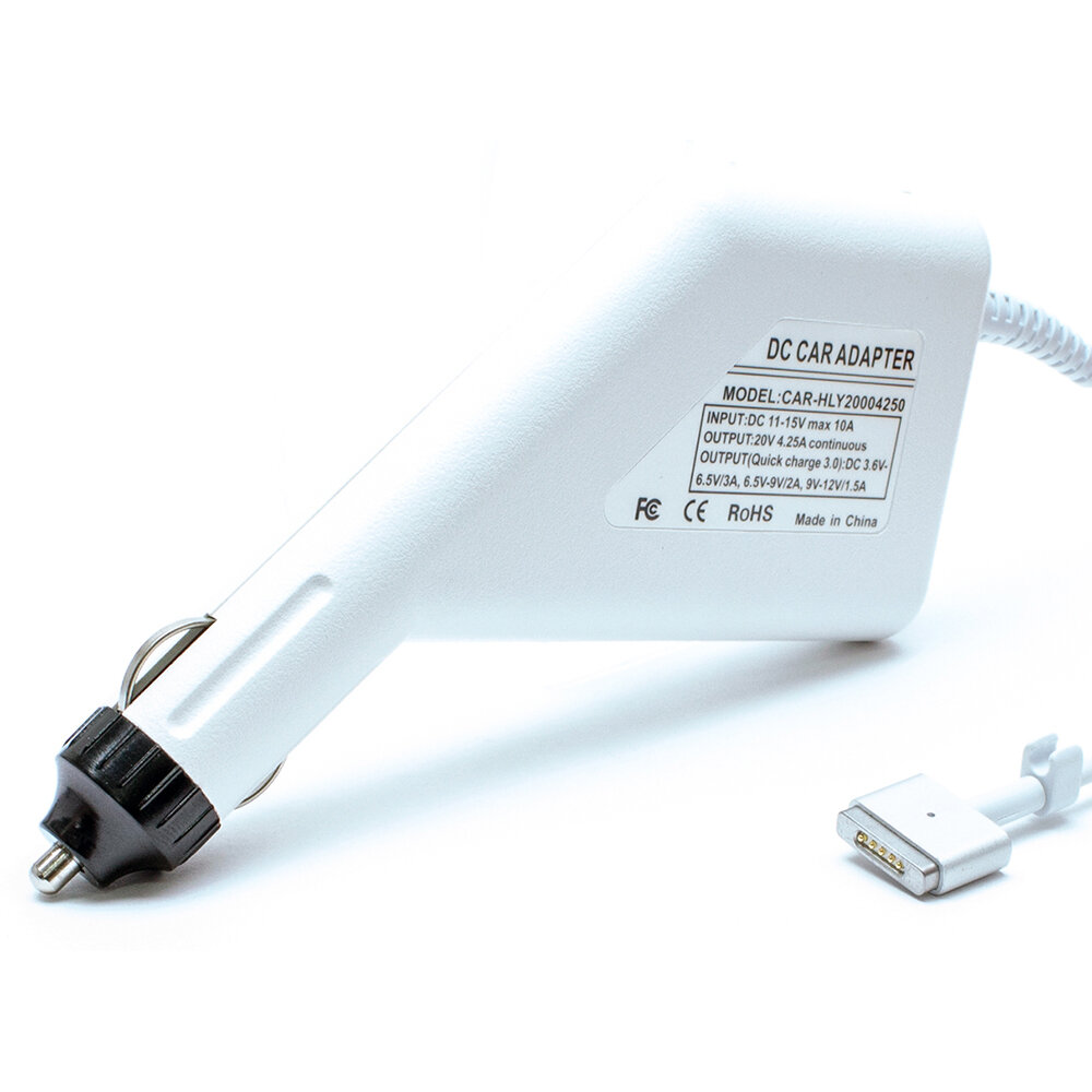 Автомобильная зарядка для ноутбука Apple Macbook 20V 4.25A 85W Magsafe2