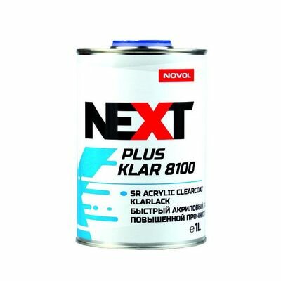 Лак акриловый NOVOL NEXT PLUS KLAR 8100 бесцветный SR 2+1 (5,0 л)+ отв. 8000/8100 2,5 л