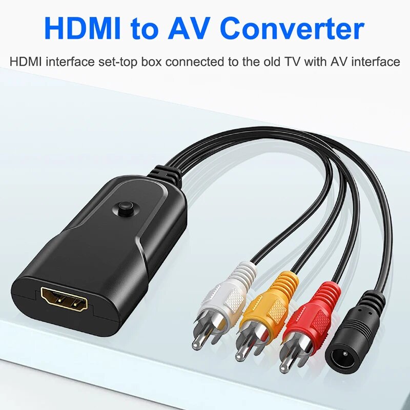 HDMI адаптер AV/RCA CVBS для PS3/ПК