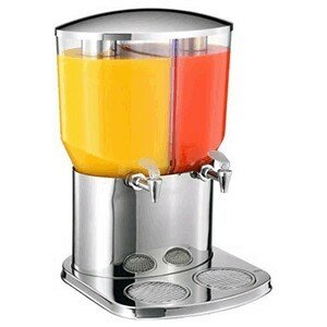 Диспенсер для сока 4-5л, сталь нерж, H=49, L=35, B=37см (Frilich)