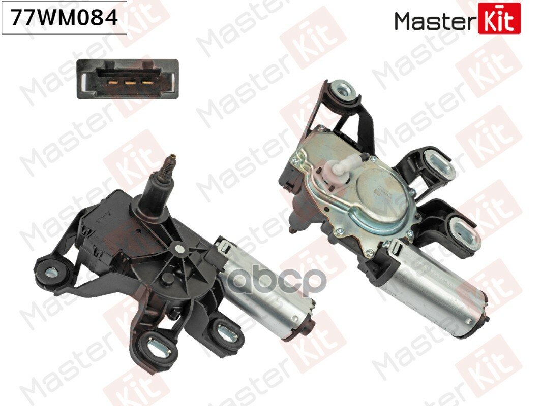 Мотор стеклоочистителя MasterKit арт. 77WM084