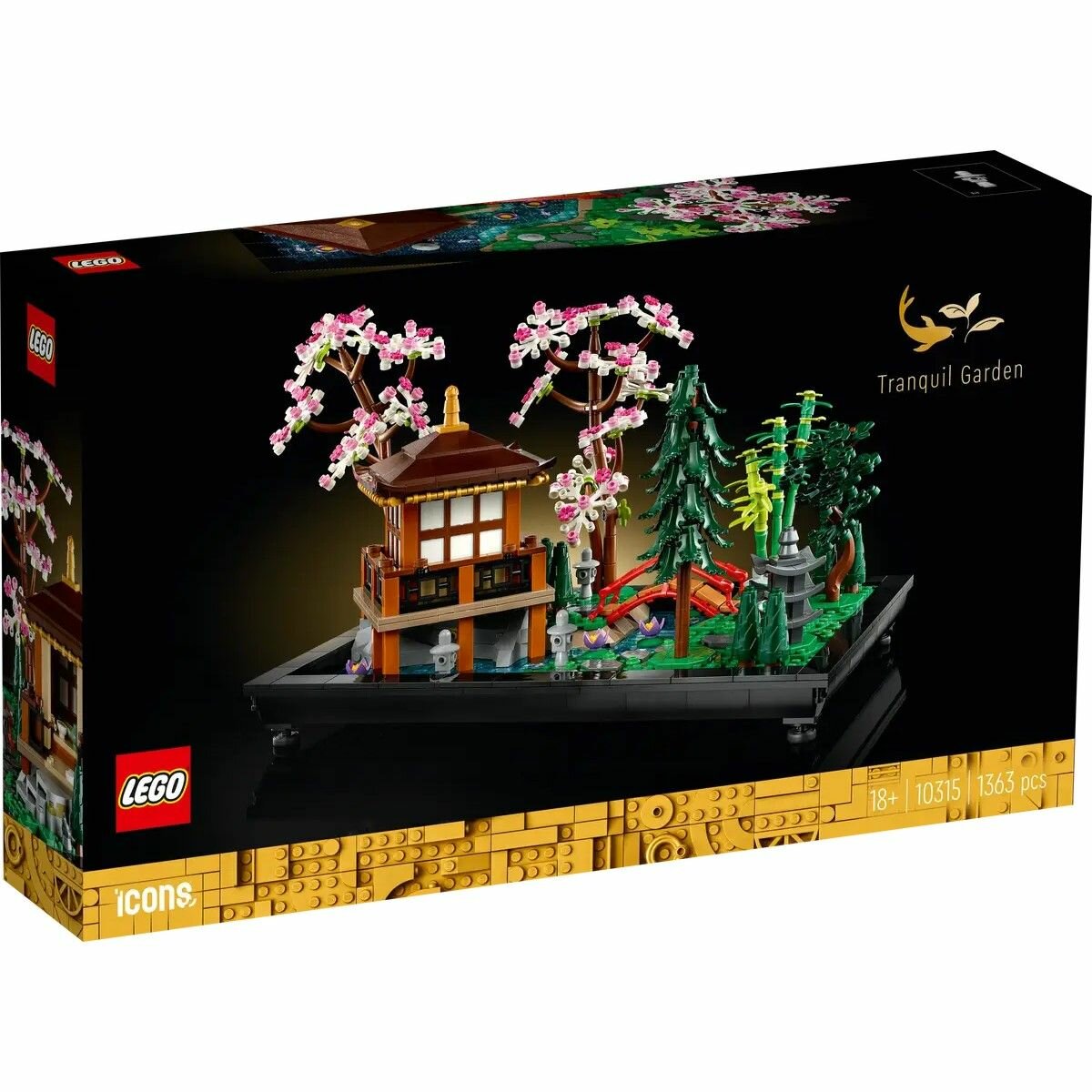 Конструктор LEGO Icons 10315 Tranquil Garden Тихий сад, 1363 дет.