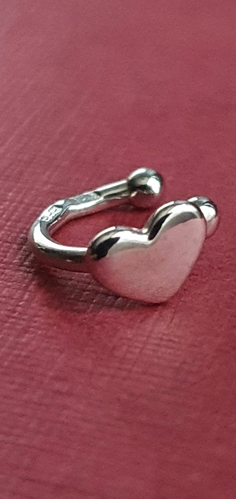 Моносерьга серебро, 925 проба