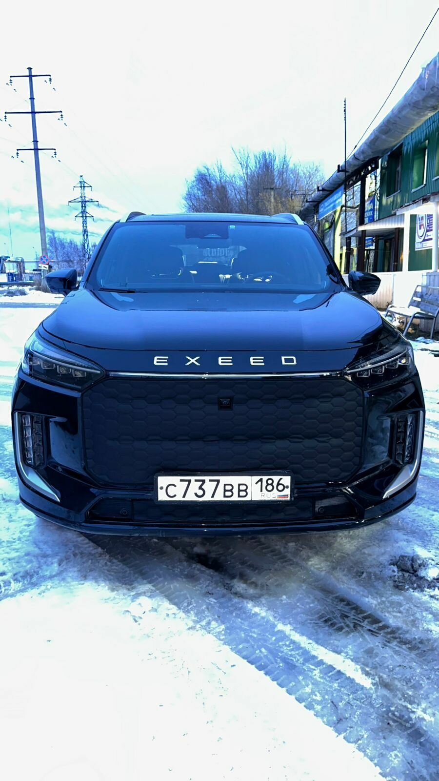 Утеплитель радиатора и бампера для EXEED VX Иксид ВХ (2023 -2024)1рест. Камера и парктроники