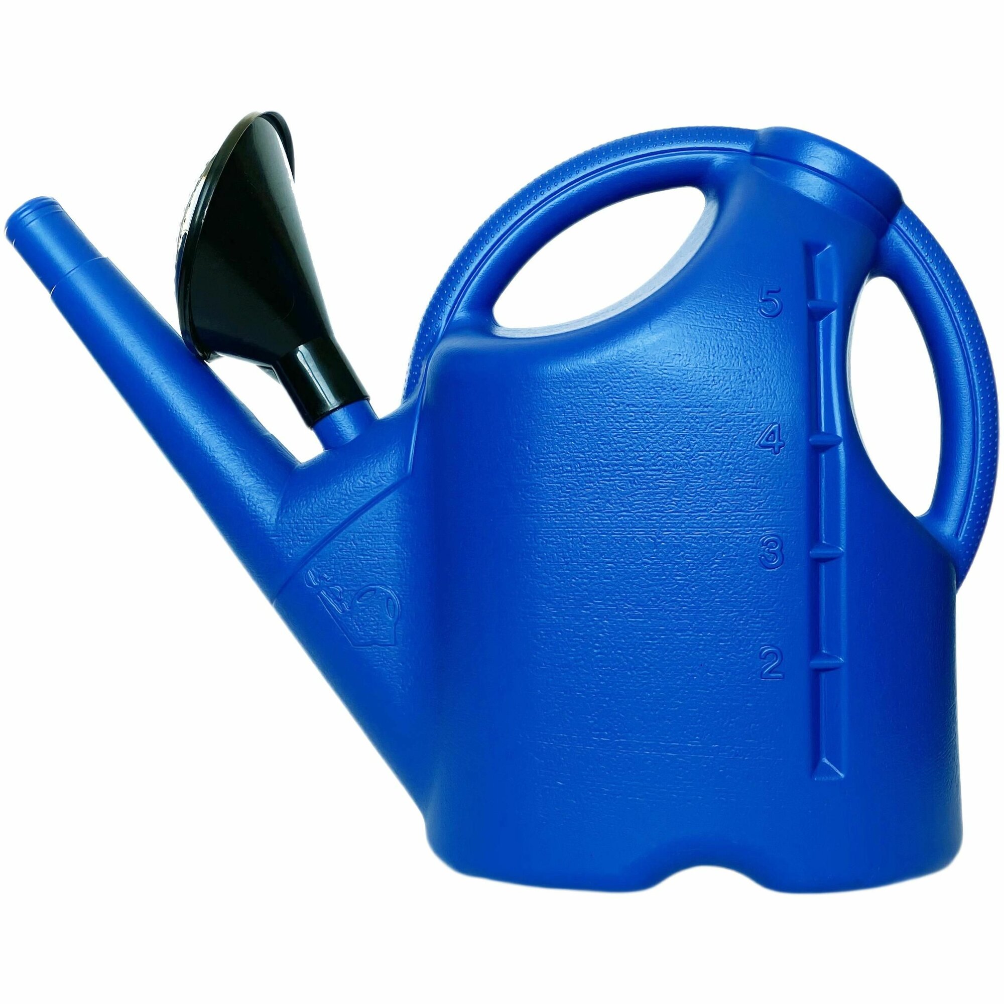Лейка садовая пластмассовая 5 л. Синяя