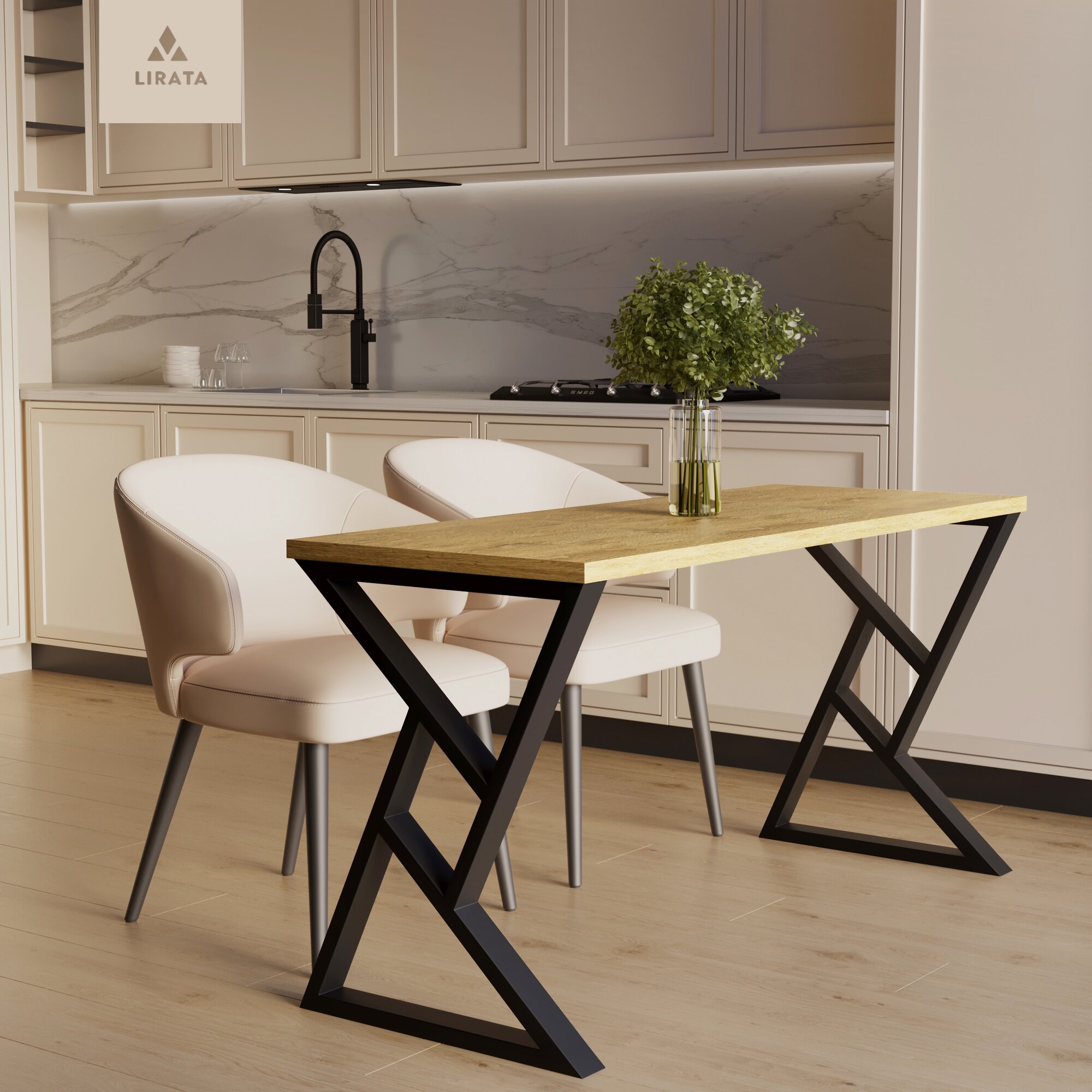 Подстолье "Лофт", ножки для стола, металлические L31