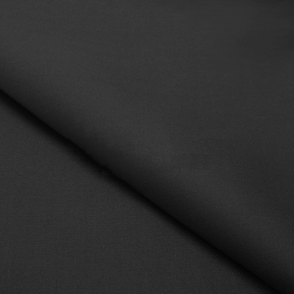Смесовая ткань Твил, плотность 210 гр/м2. Цвет темно-серый. Готовый отрез 3*1,48м.