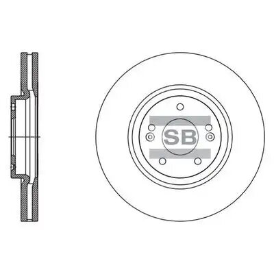 Диск тормозной передний hyundai ix55 30v 08