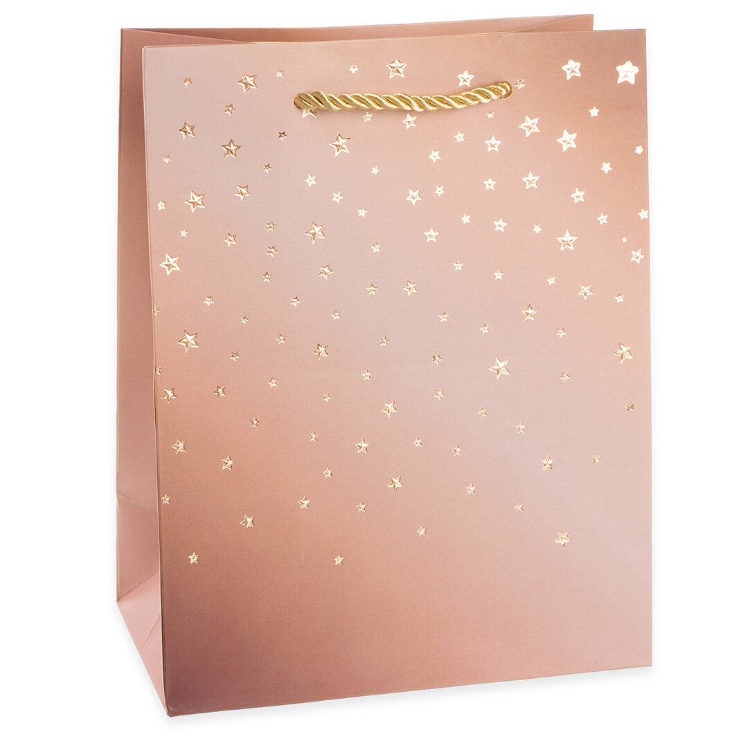 Пакет подарочный, Звездное сияние, Дизайн №3, Металлик, 41,5