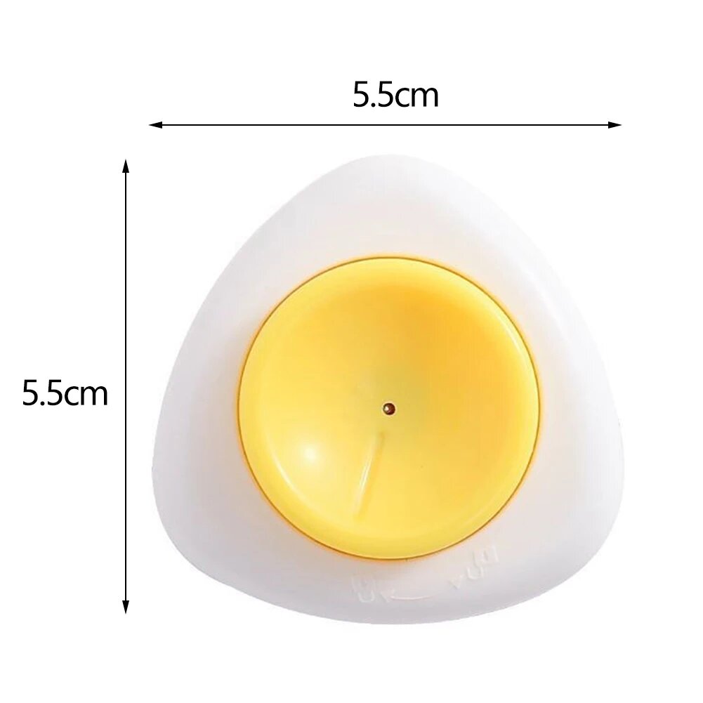 Венчик для яиц белый+желтый