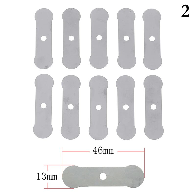 Пластины для клапанов воздушного компрессора HUXUAN, 10 шт, алюминиевые, серебристые 23X46MM