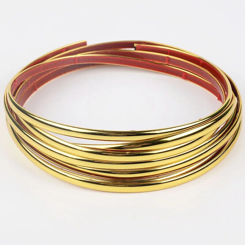 3D ПВХ наклейки для стен 2M, golden